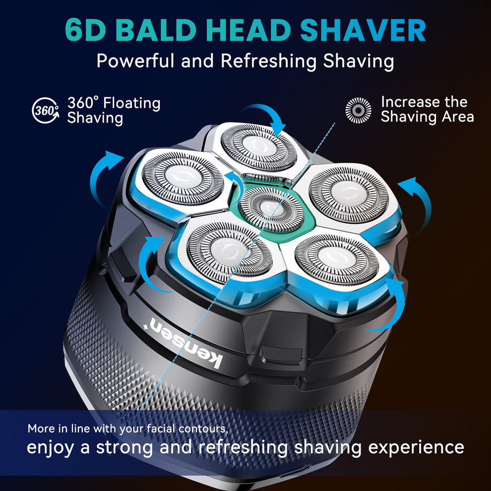 kensen Upgraded 6D Head Shaver for Bald Men